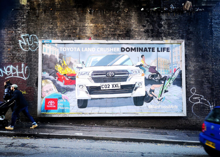 Car Billboard Takeover By Brandalism – THEINSPIRATION.COM