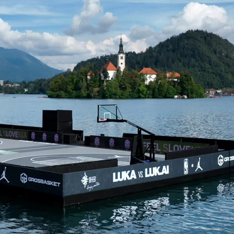 Nike — Floating Basketball Court On A Lake In Slovenia – THEINSPIRATION.COM