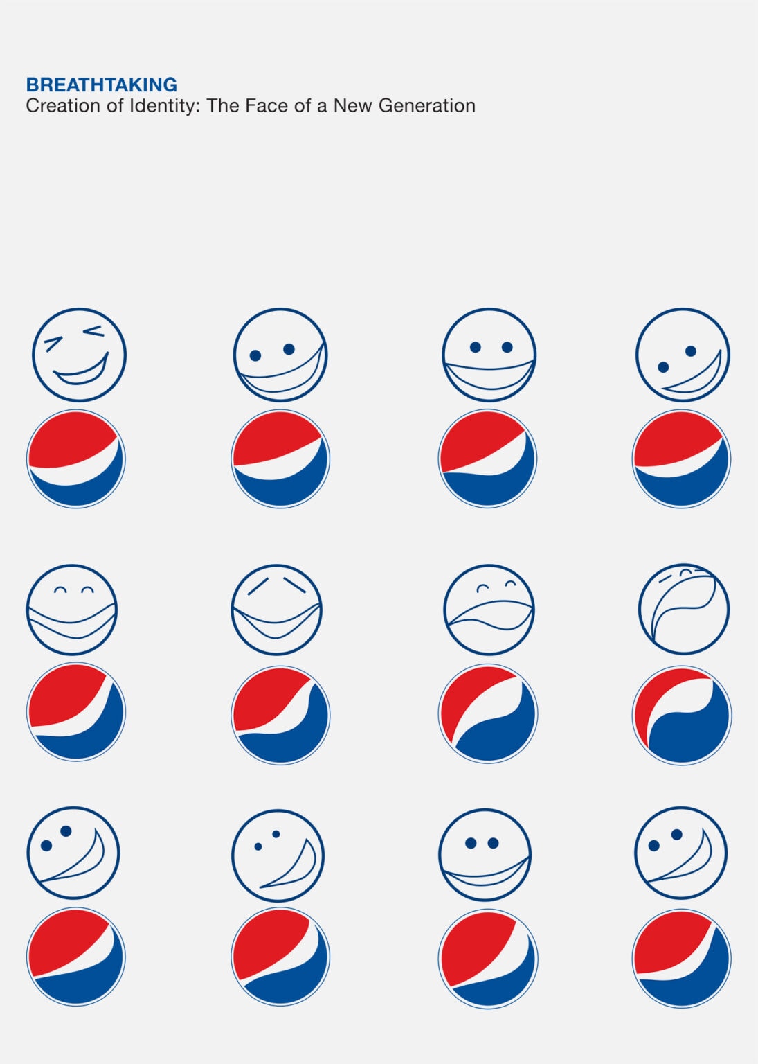 Random slides From The Wild Pepsi Design Guide from 2008 ...